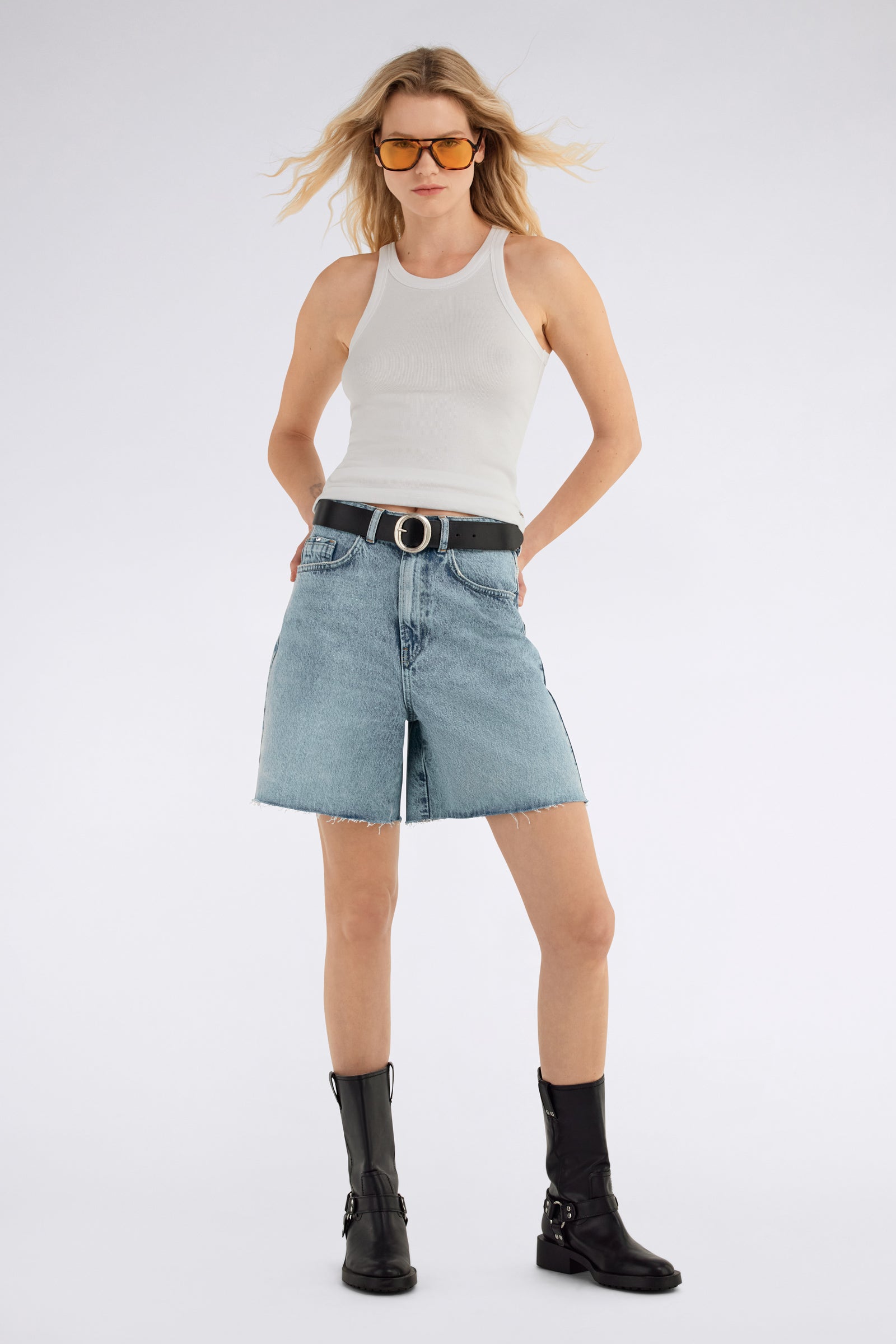 KARA TOP N. LONG Women's Slim Fit Tank Top – GAS Jeans