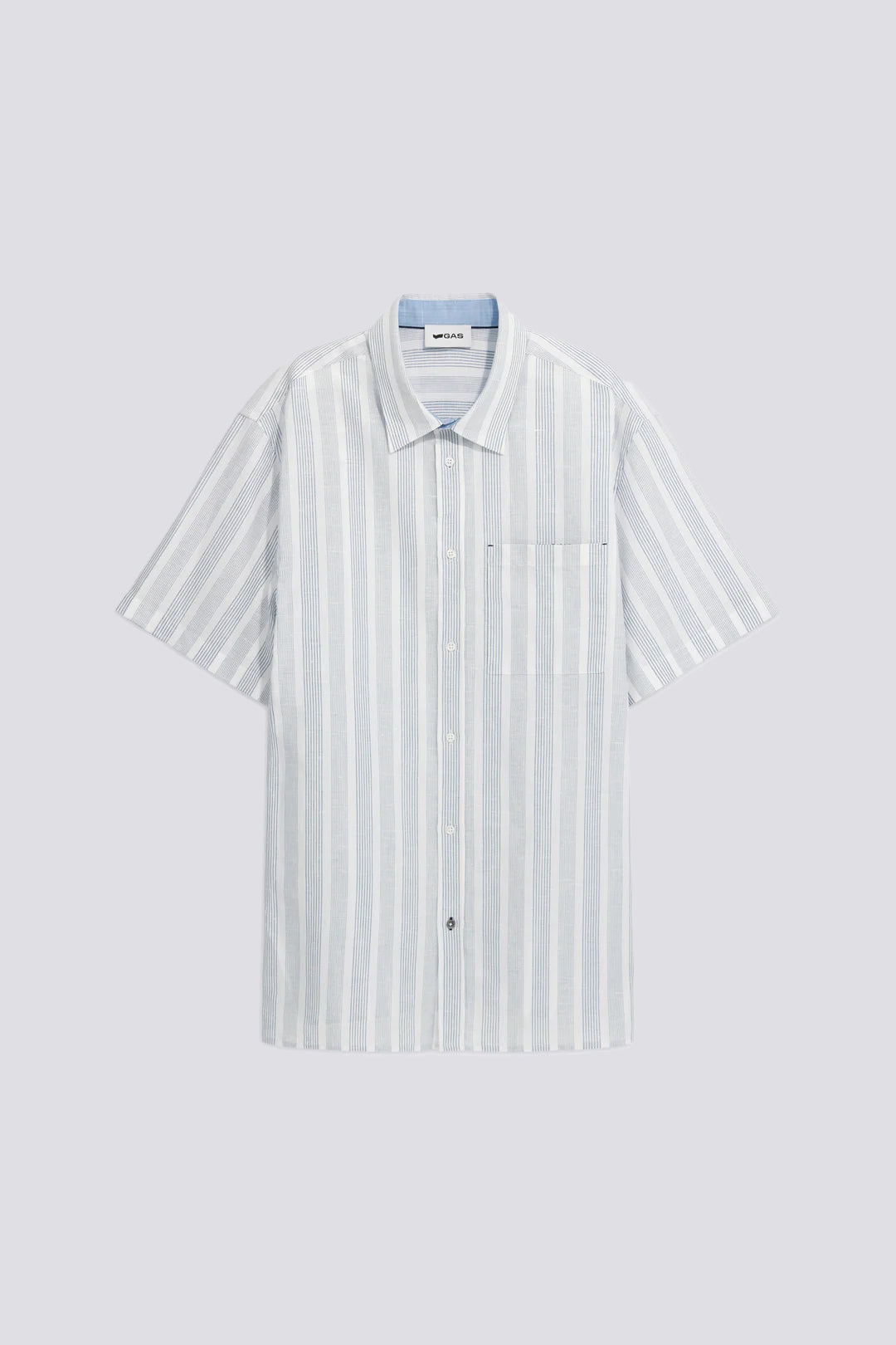 NEW BASTIEN M/C REV メンズレギュラーフィット半袖シャツ – GAS Jeans