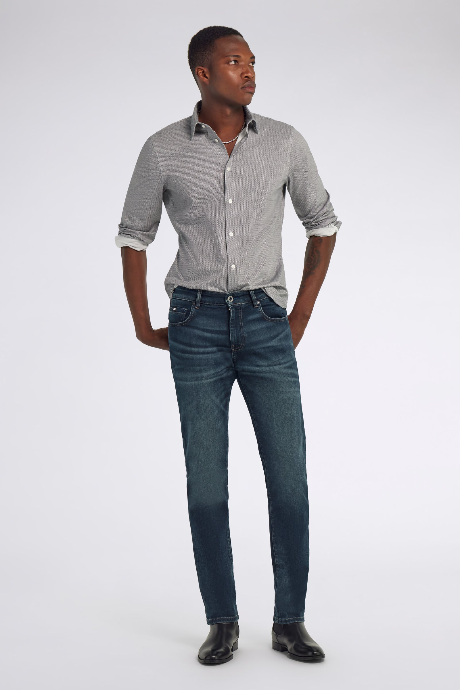 Men's Slim Fit Shirt N. KIN/S BC66 – GAS Jeans